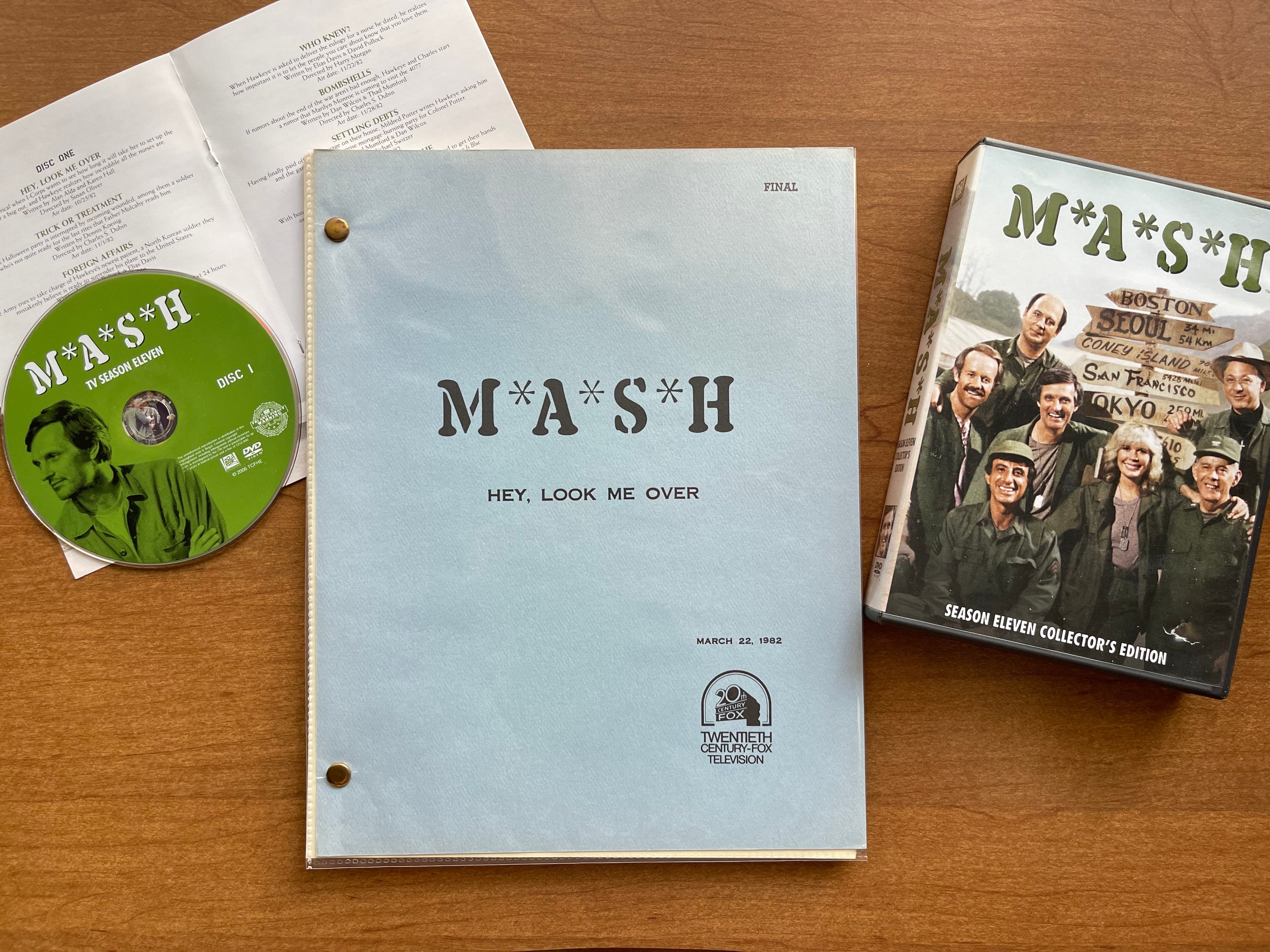Script Spotlight 2: “Hey, Look Me Over” – The M*A*S*H Historian
