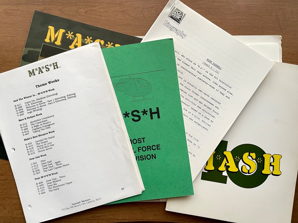 Press Material – The M*A*S*H Historian