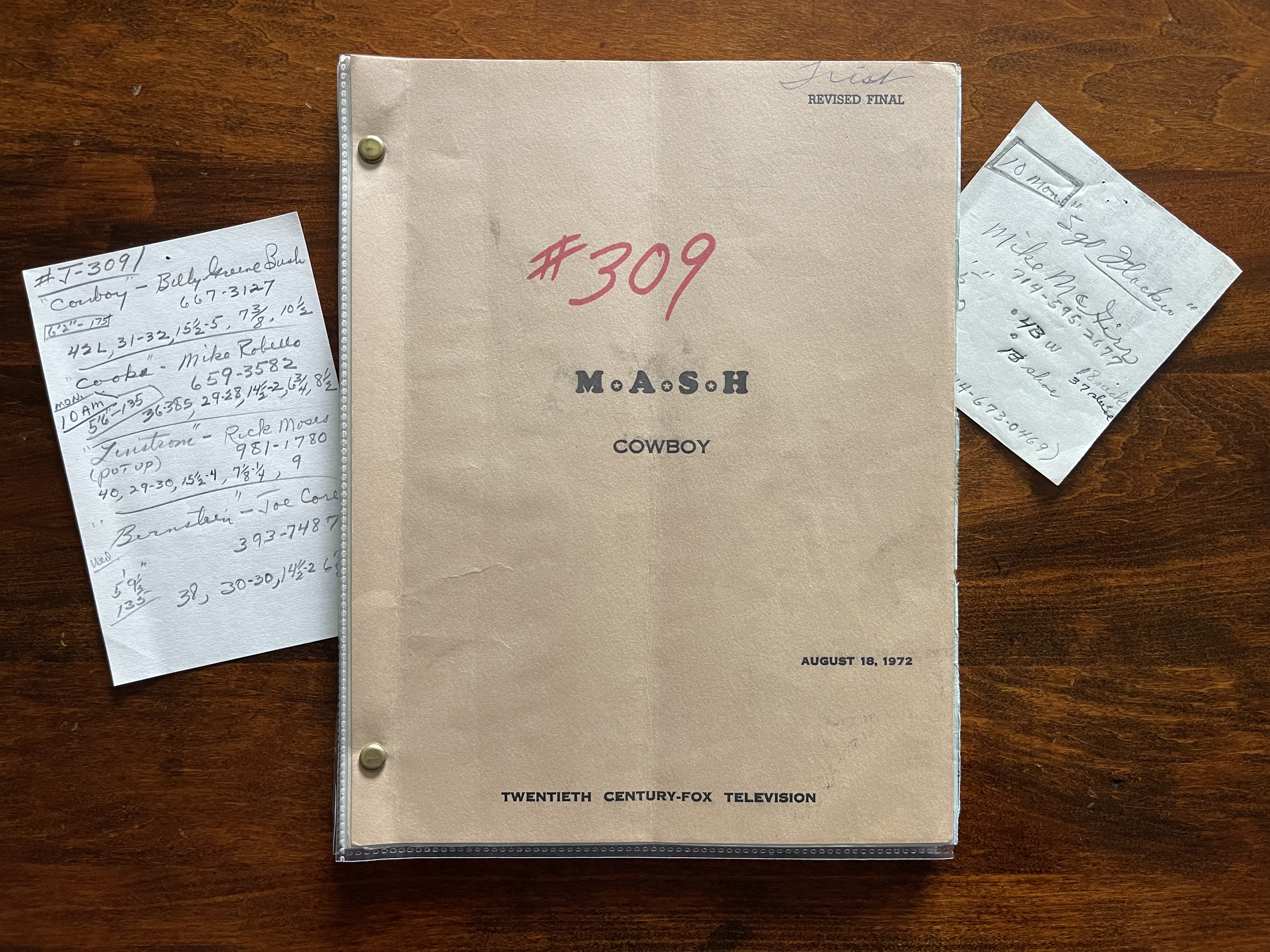 Script Spotlight 9: “Cowboy” – The M*A*S*H Historian