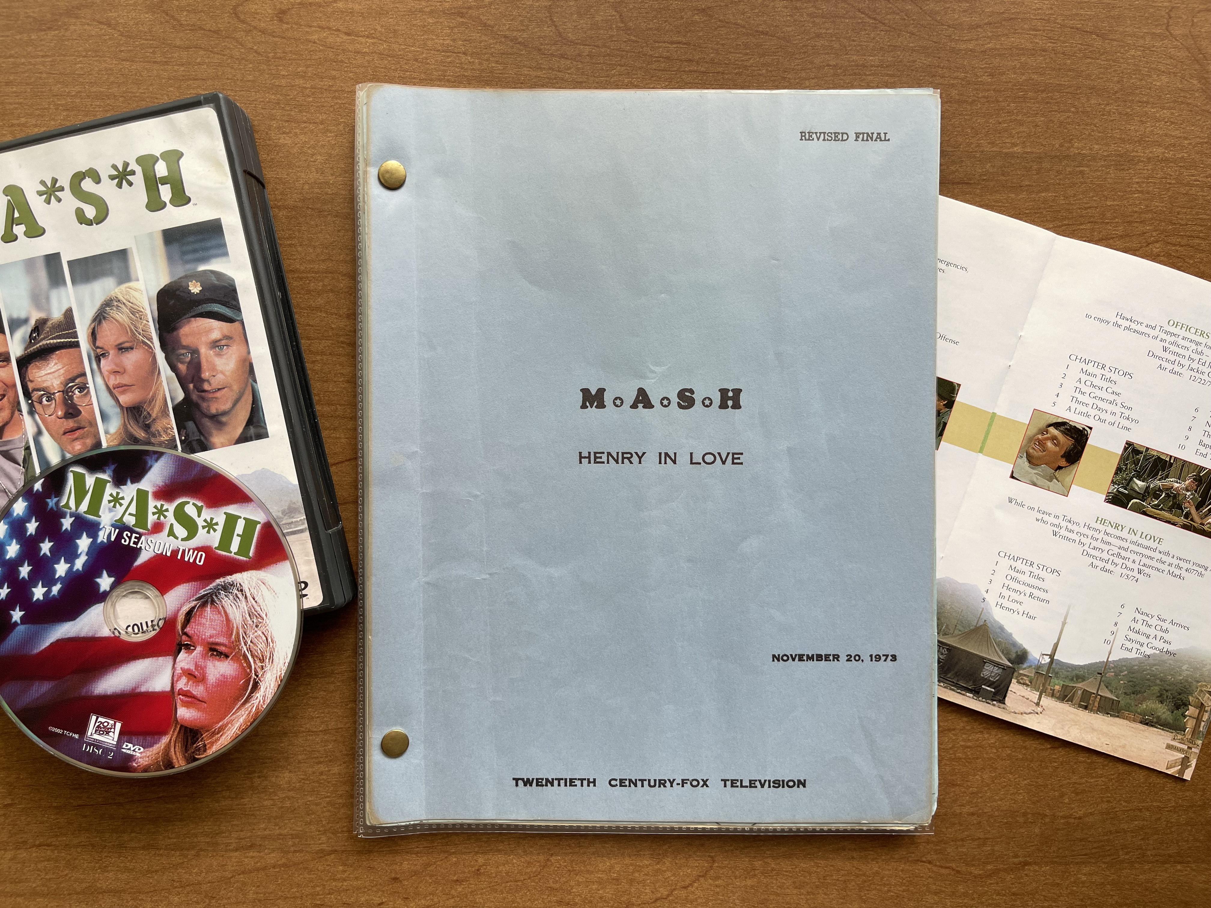 Script Spotlight 11: “Henry in Love” – The M*A*S*H Historian