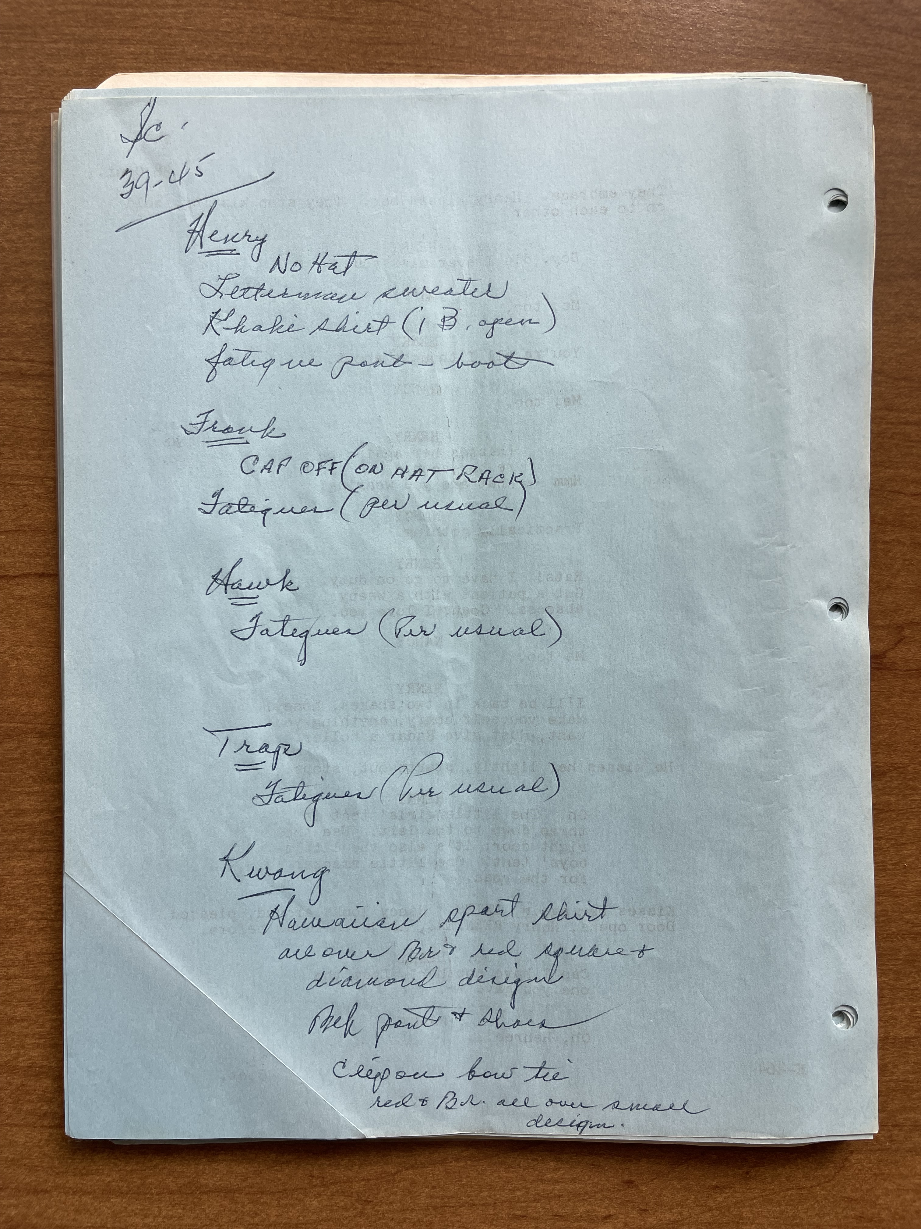 Script Spotlight 11: “Henry in Love” – The M*A*S*H Historian