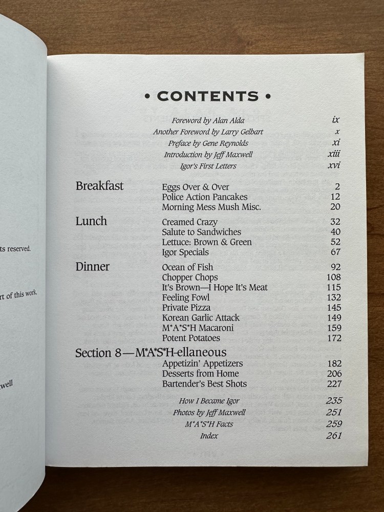 From the M*A*S*H Library 19: “Secrets of the M*A*S*H Mess” – The M*A*S ...