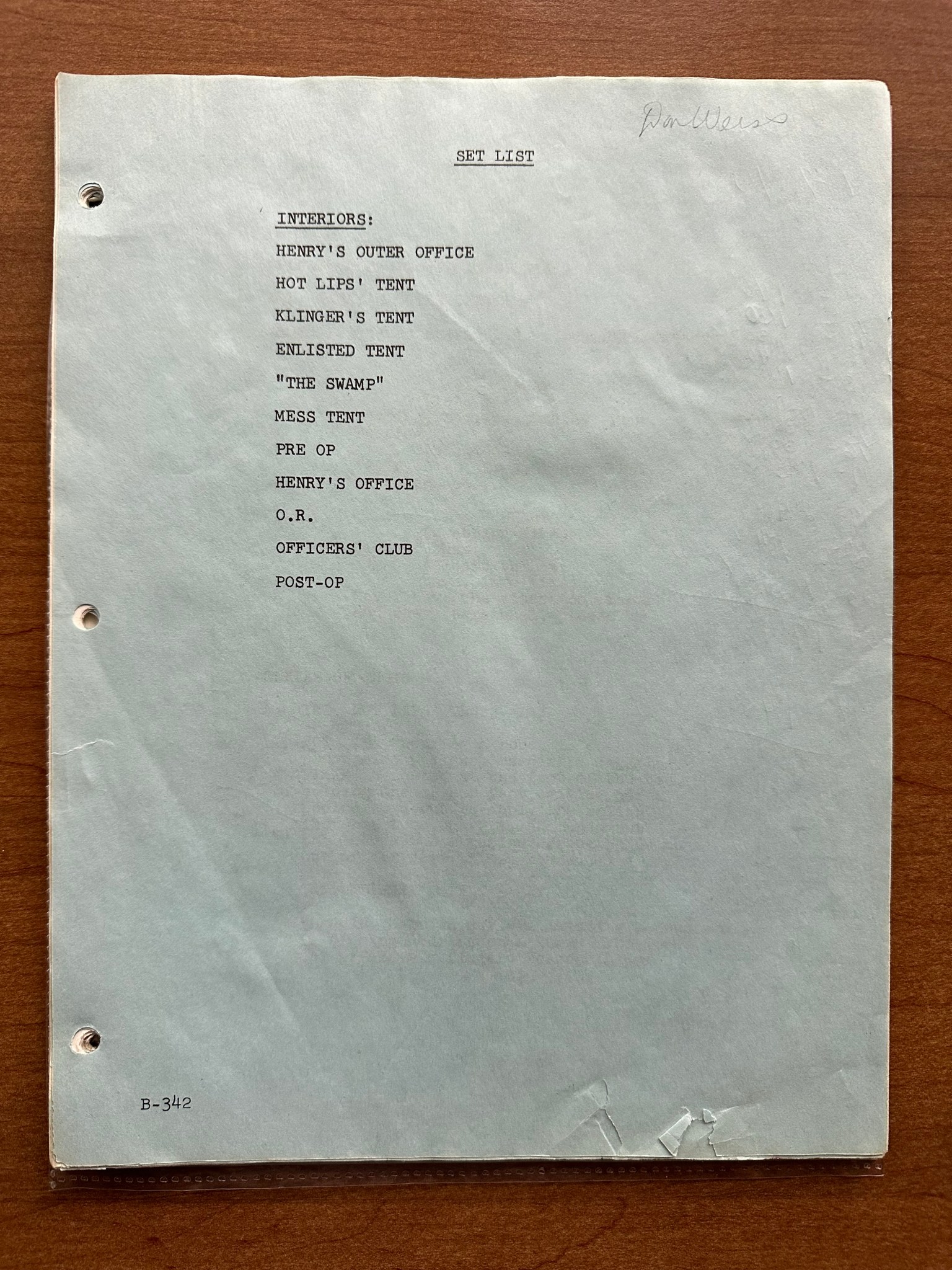 Script Spotlight 20: “Check-Up” – The M*A*S*H Historian