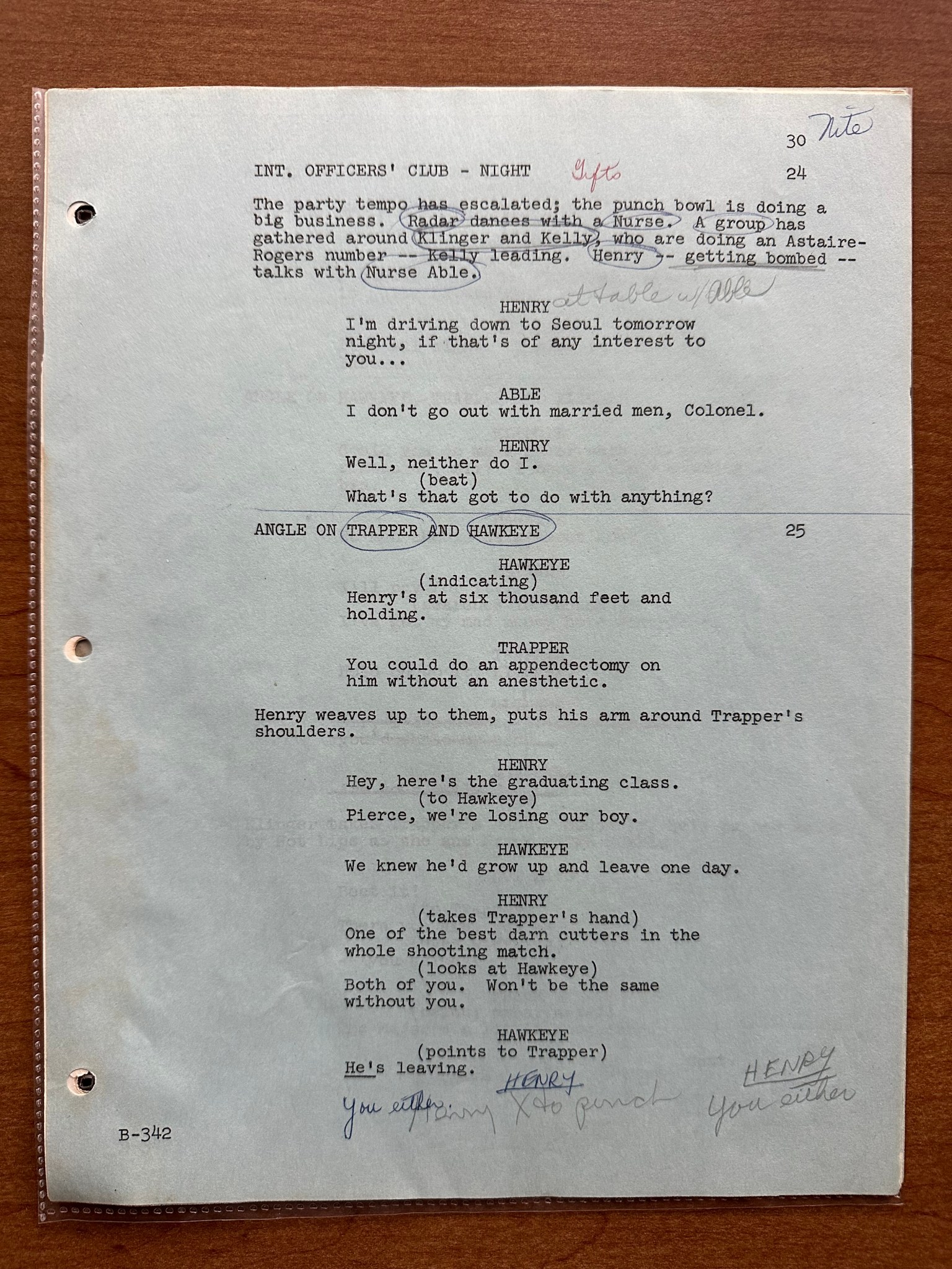 Script Spotlight 20: “Check-Up” – The M*A*S*H Historian