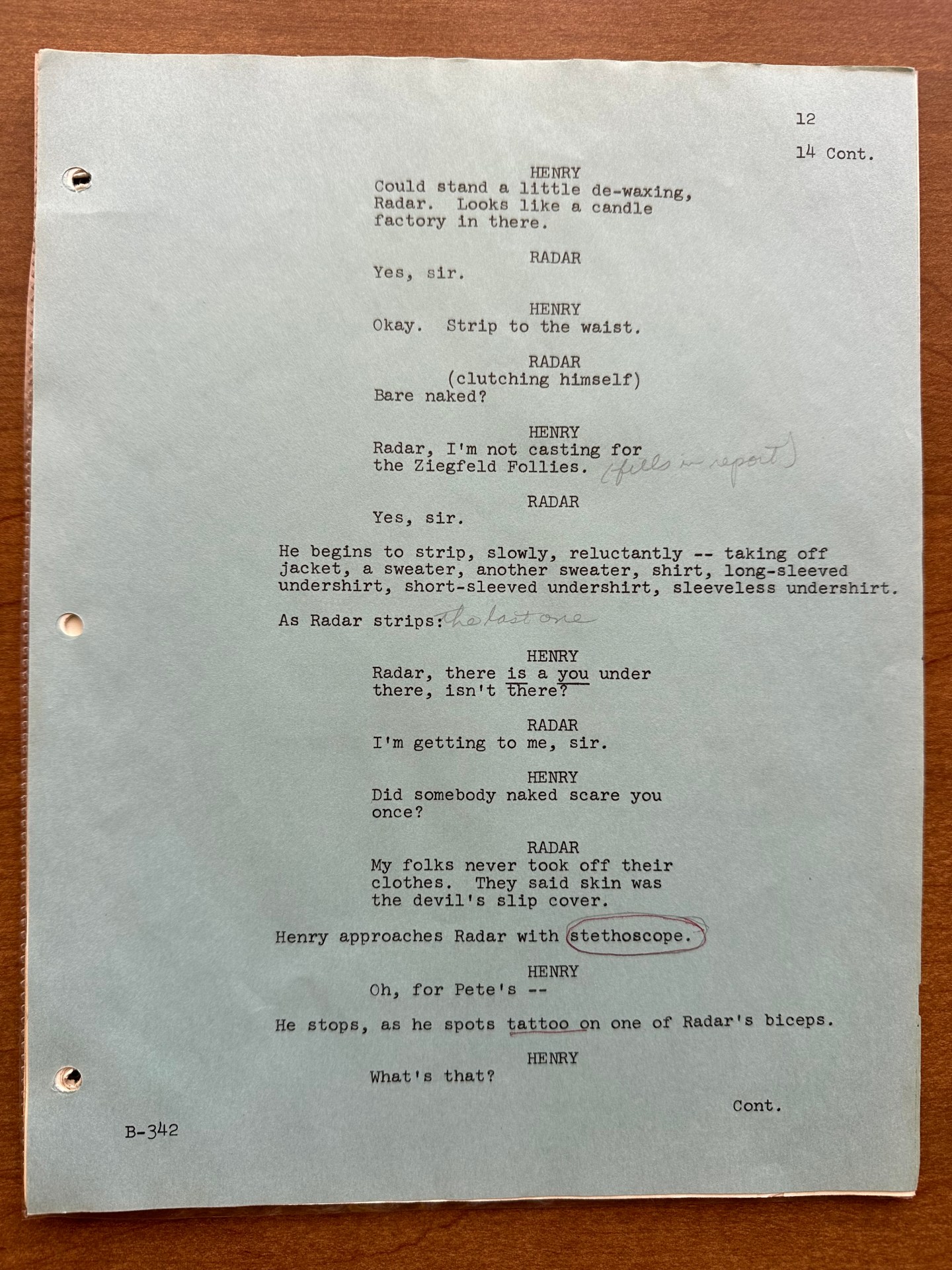 Script Spotlight 20: “Check-Up” – The M*A*S*H Historian