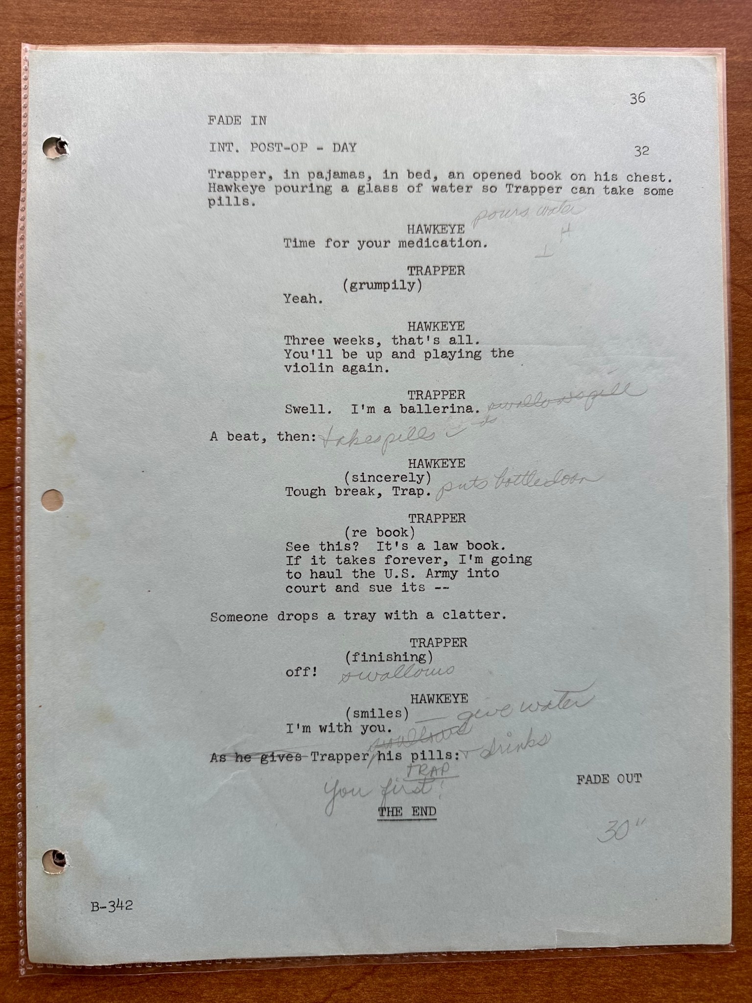 Script Spotlight 20: “Check-Up” – The M*A*S*H Historian