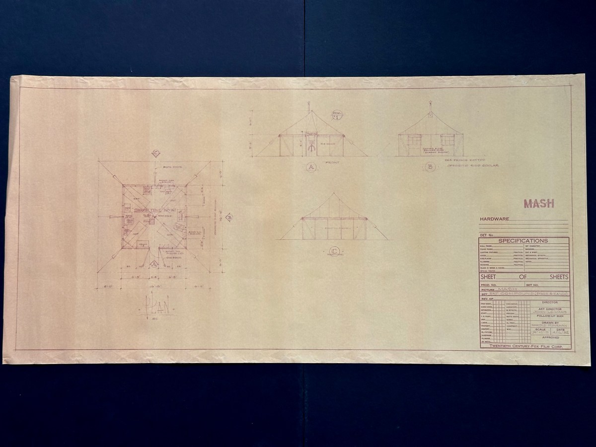 MishM*A*S*H 31: “The Swamp” Blueprints – The M*A*S*H Historian