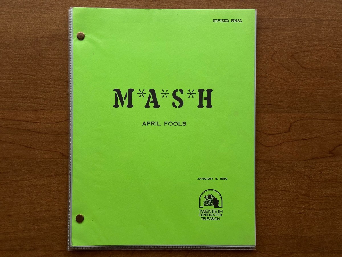 Script Spotlight 31: “April Fools” – The M*A*S*H Historian