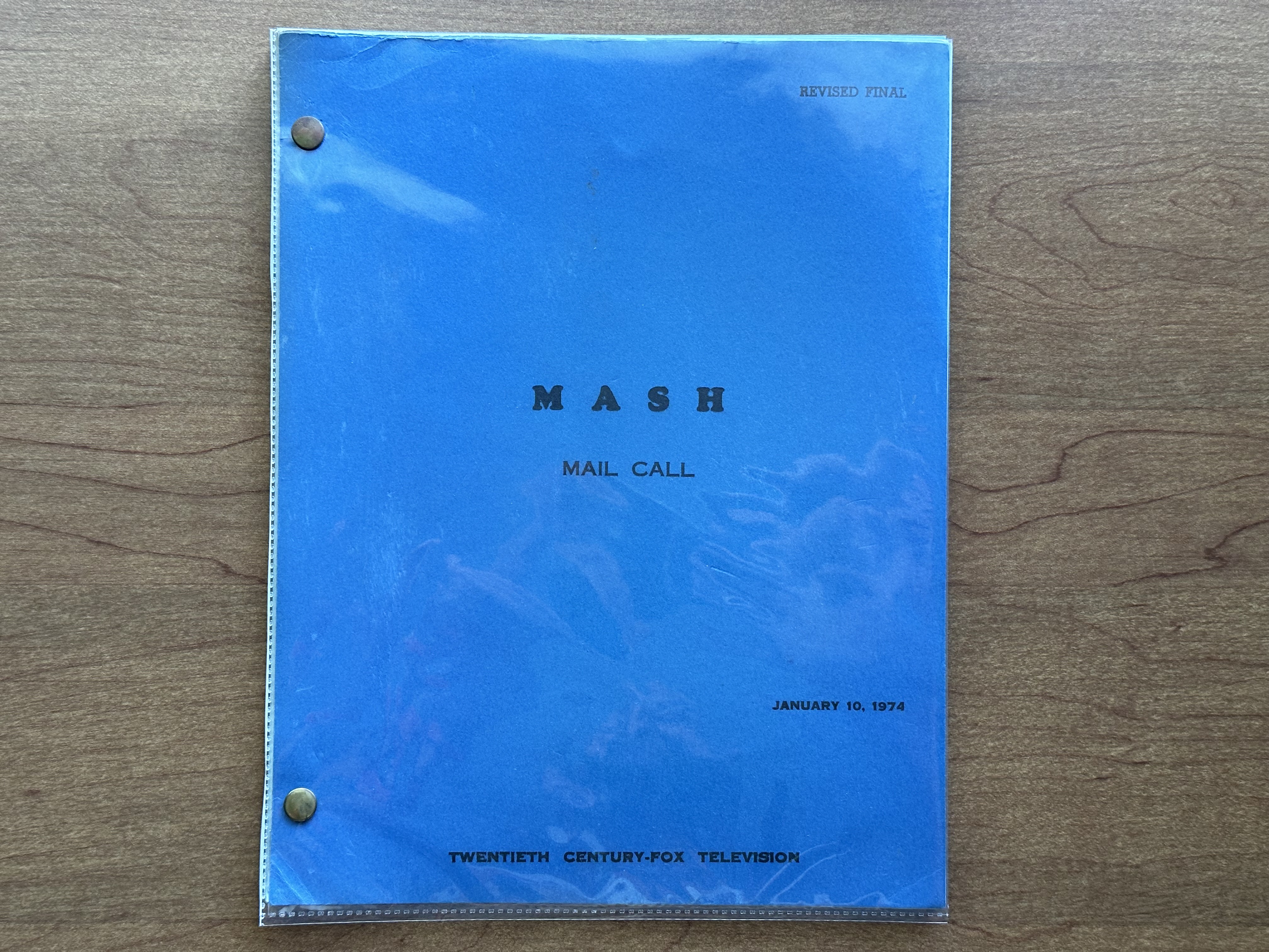 Script Spotlight 37: “Mail Call” – The M*A*S*H Historian