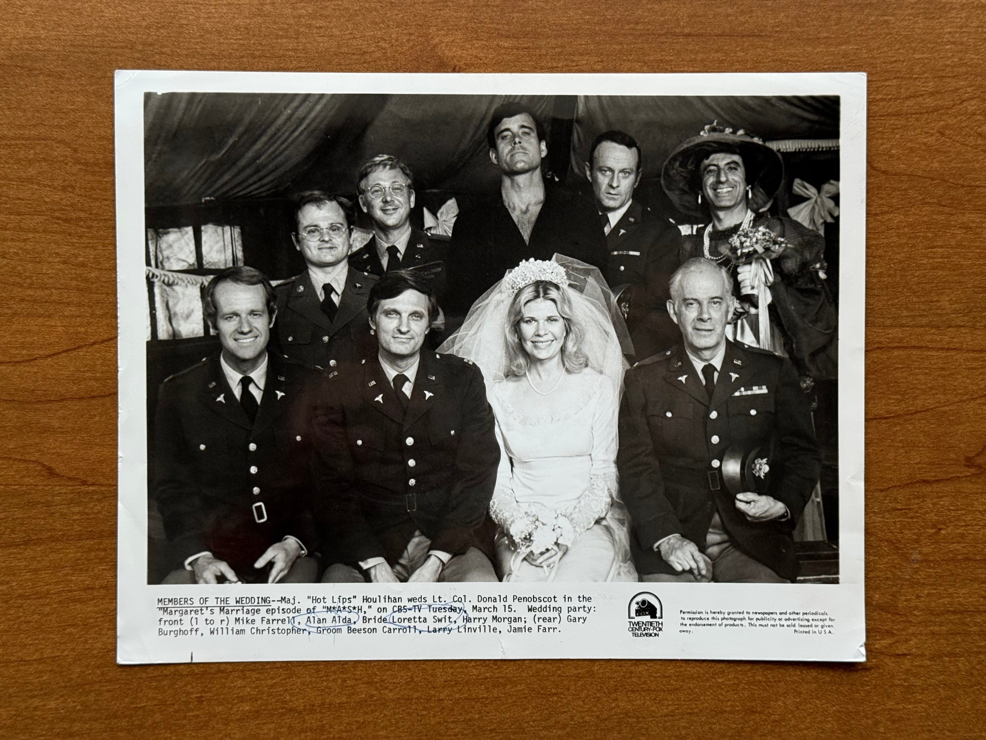 Press Pass 43: Members of the Wedding – The M*A*S*H Historian