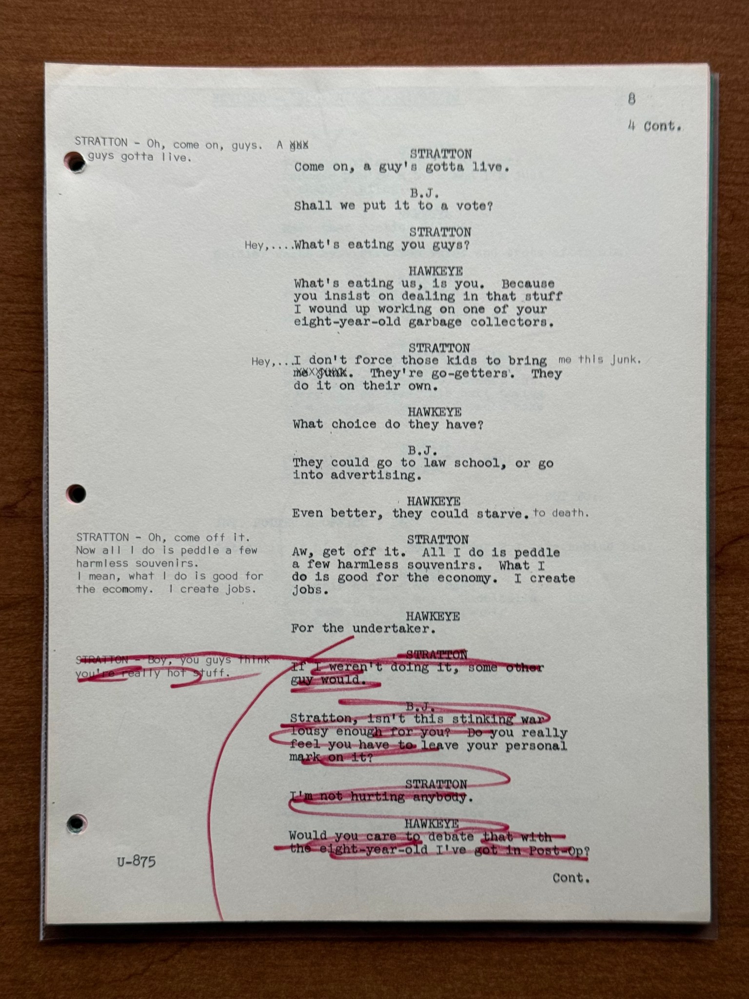 Script Spotlight 44: “Souvenirs” – The M*A*S*H Historian